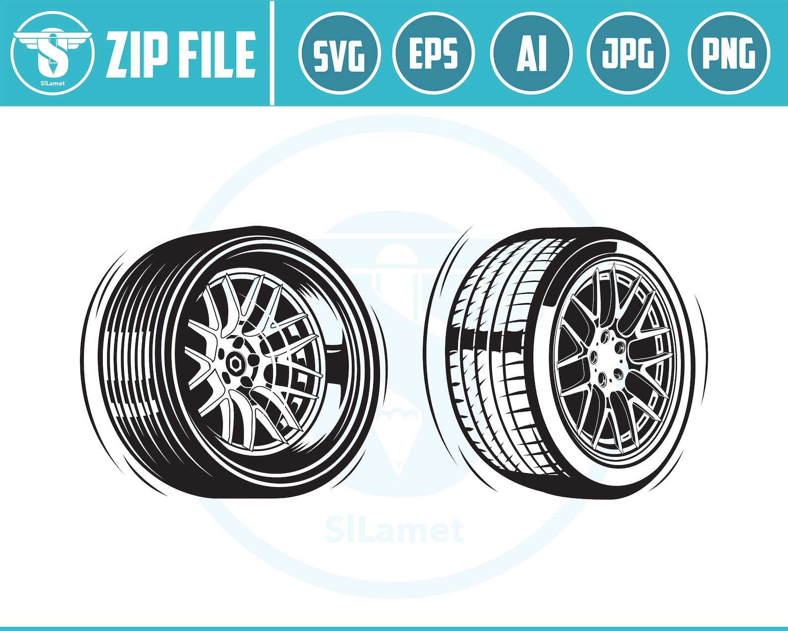 Tire Svg Tire Svg Cut File Tire Service Logo Automotive | Etsy