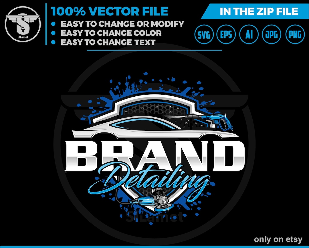 Auto Detailing - Car Logo Template - Car Detailing Services Logo - Car ...