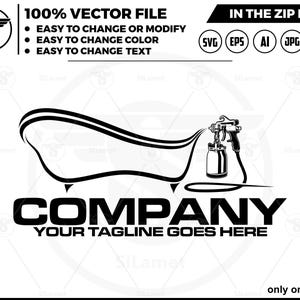 Bathtub Refinishing Logo – Vector Files for DIY Projects (svg, Png, Eps ...