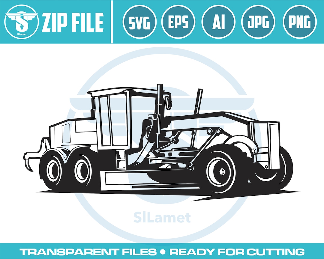 Motor Grader Svg, Motor Grader Operator Svg, Motor Grader Operator Cut ...