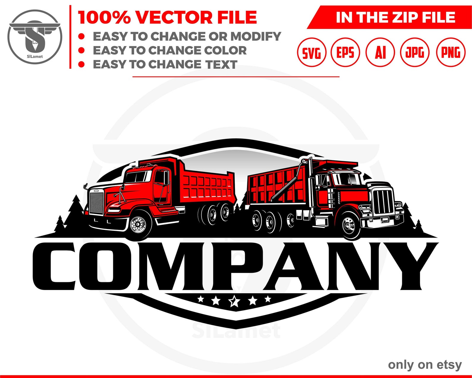 Dump Truck Mountain Logo, Dump Truck Logo, Truck Logo Svg, American ...