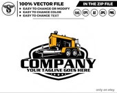Double Axel Pump Logo Concrete Pump Logo Pumping Logo - Etsy
