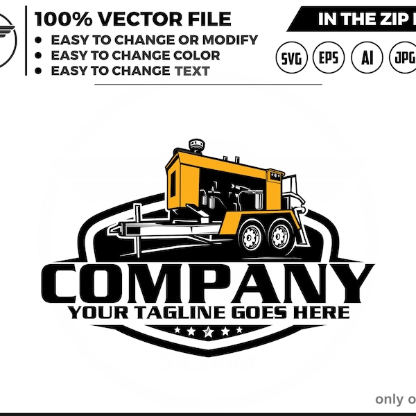 Concrete Pumping Logo - Etsy