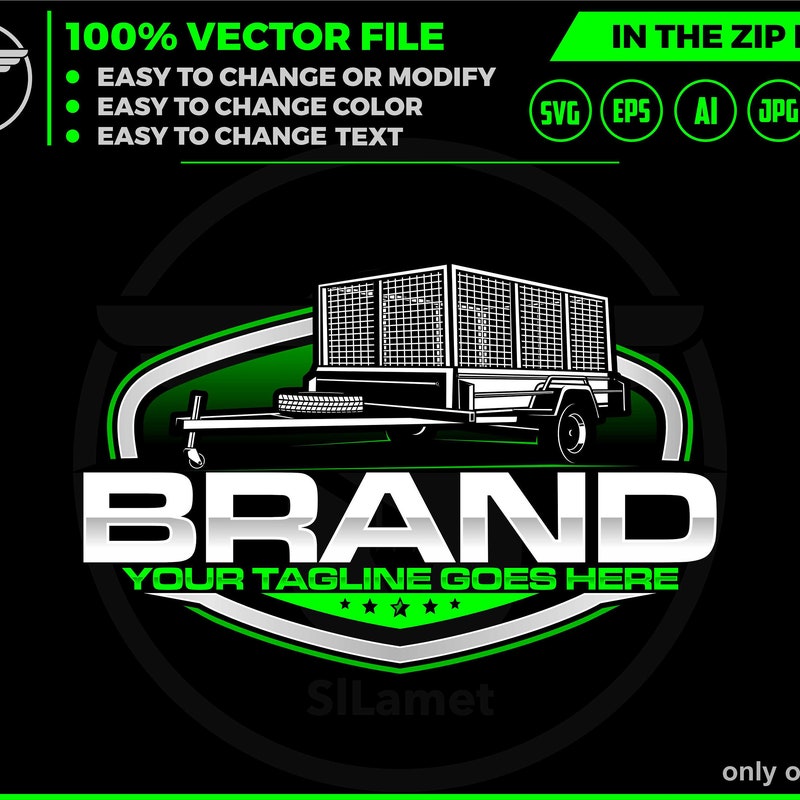 Utility Trailer Logo - Etsy