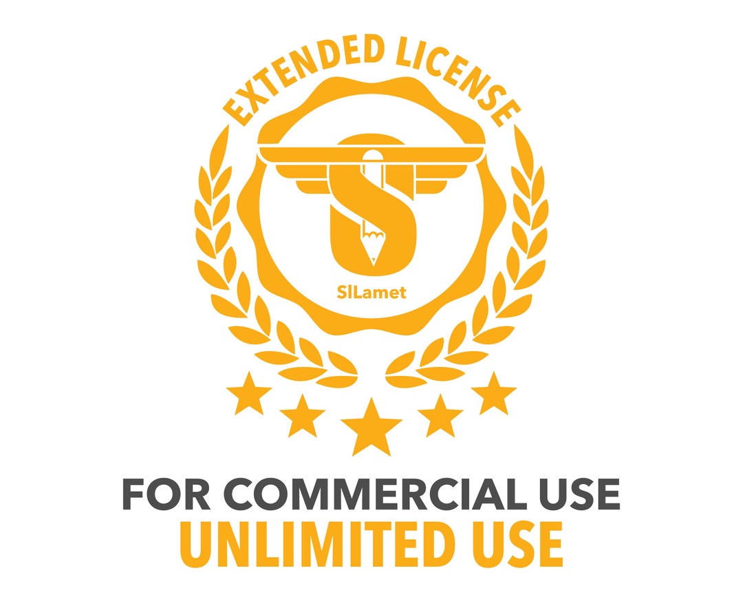 Extended Commercial License: Unlimited Use, One Product Design (PDF) - Etsy