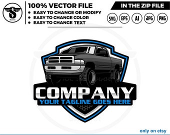 Dodge Ram Pickup Truck SVG - Etsy