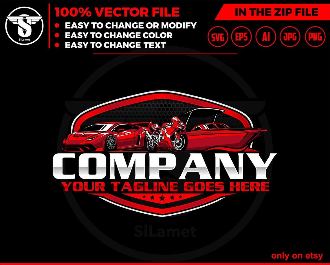 Vehicle Logo SVG, Transport Boat, Car, Truck (digital Download) - Etsy