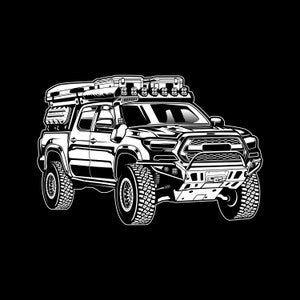 Toyota Tacoma TRD Off-road SVG: Vector Cut File (digital Download) - Etsy