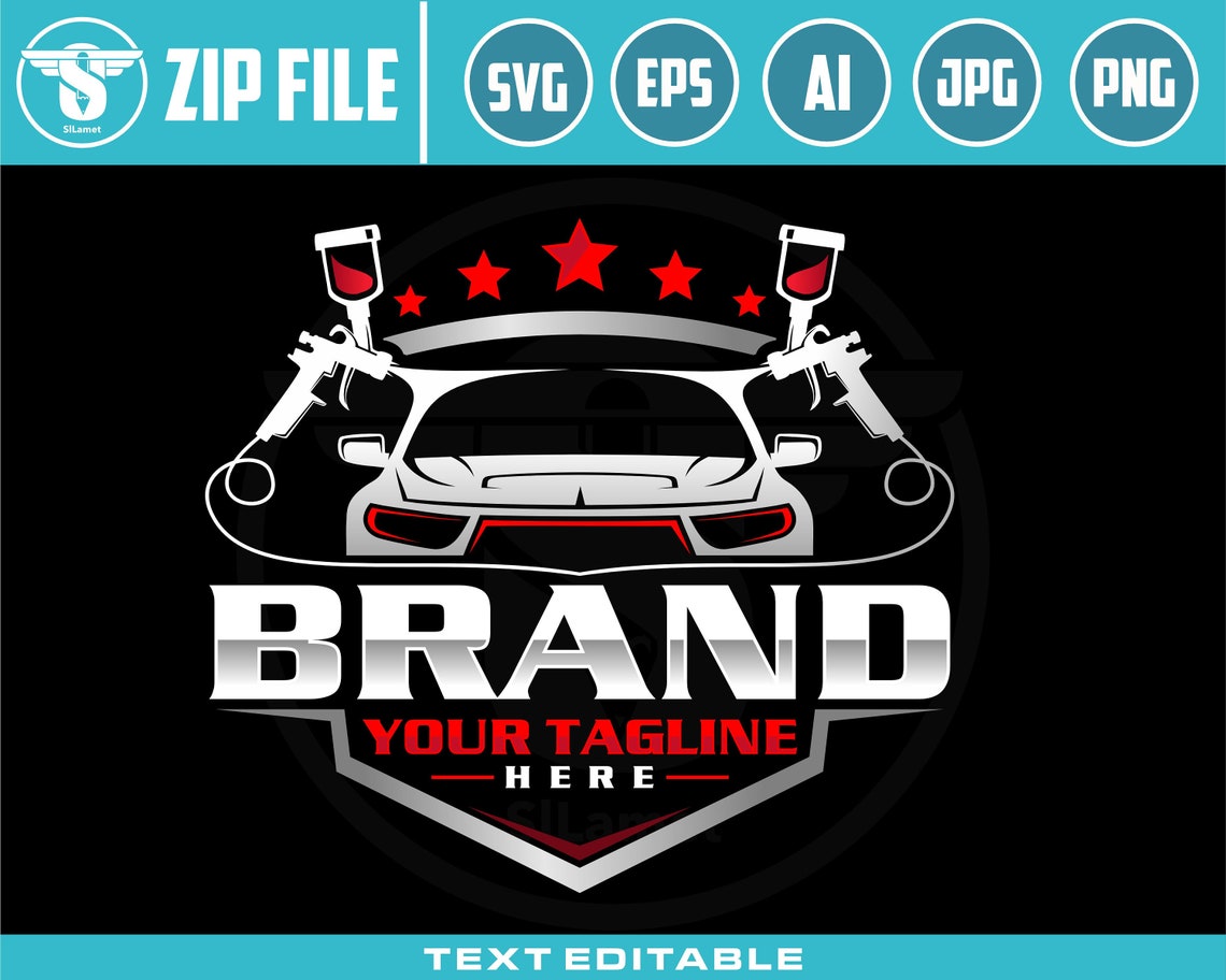 Car Painting Logo Auto Paint Logo Car Paint Logo Paint Body - Etsy