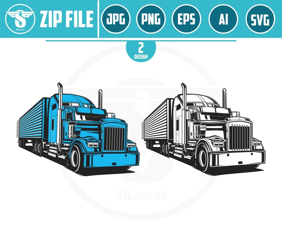 Trucking Svg Trucking Company Logo Moving Truck Semi Truck - Etsy