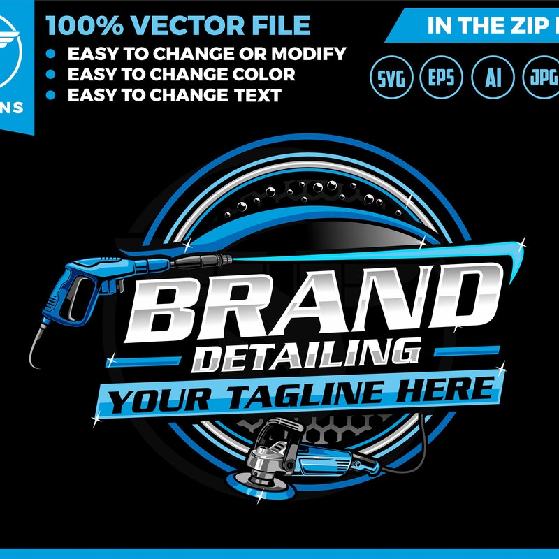 Detailing Logo Svg - Etsy