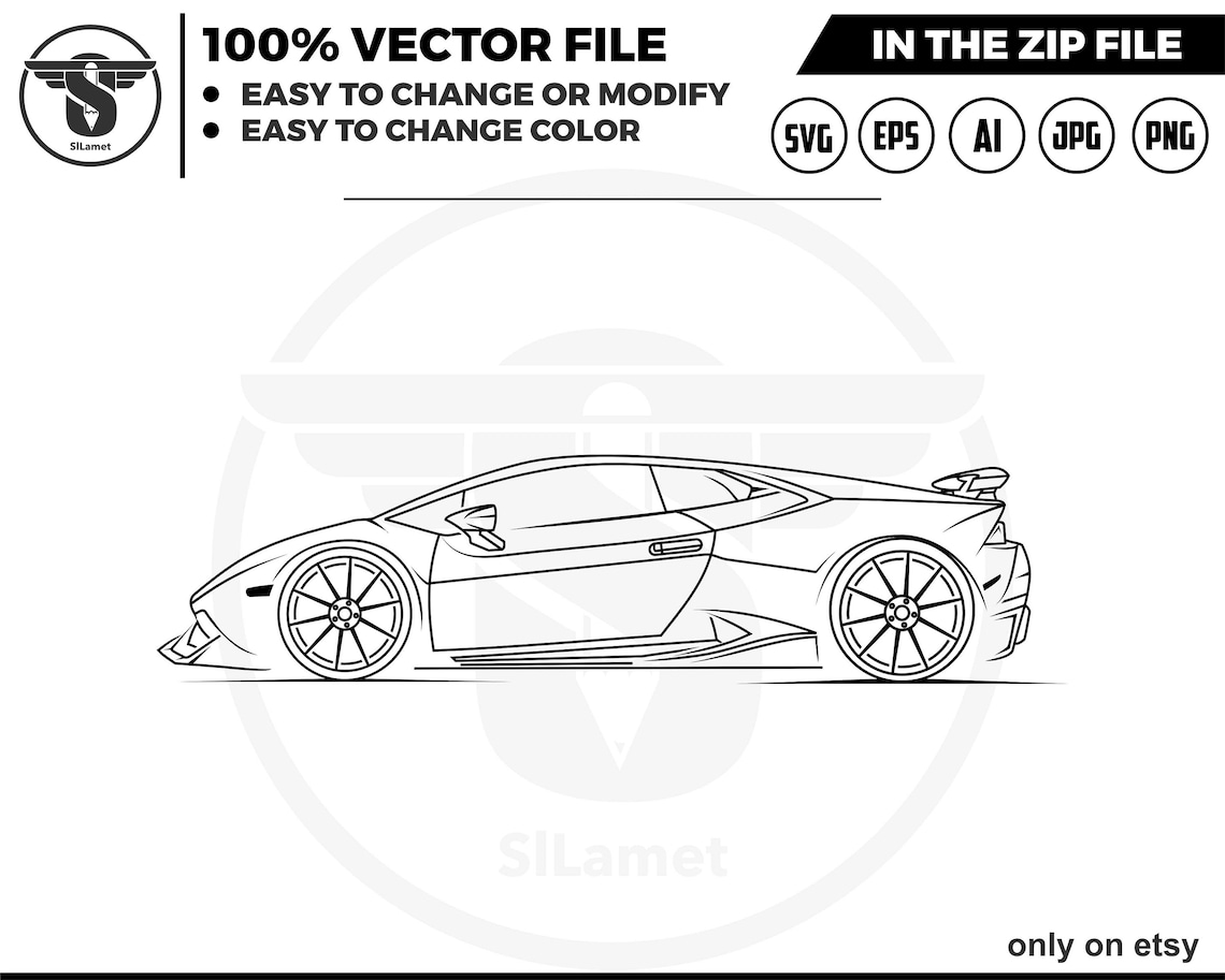 Super Car Svg, Luxury Car Svg, Super Car Svg, Luxury Car Line Art Svg ...