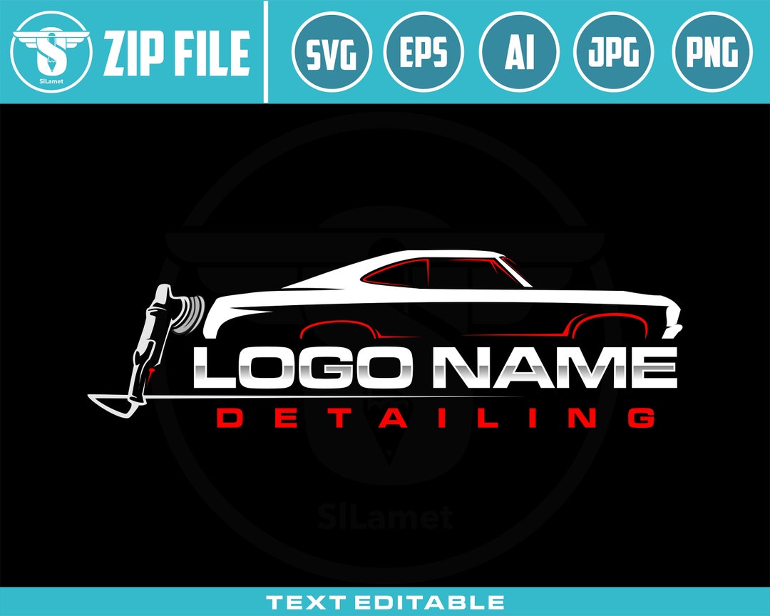 Auto Detailing Car Logo Template, Car Detailing Services, Car Repair ...