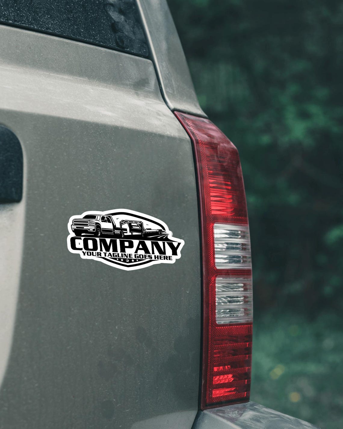 Enclosed Hauling Logo SVG: Pickup Truck Towing Flatbed Vector File - Etsy