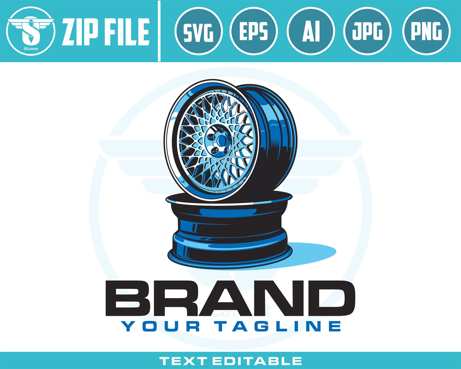 Tire Service Logo Automotive Logo Car Rim SVG Wheels SVG | Etsy