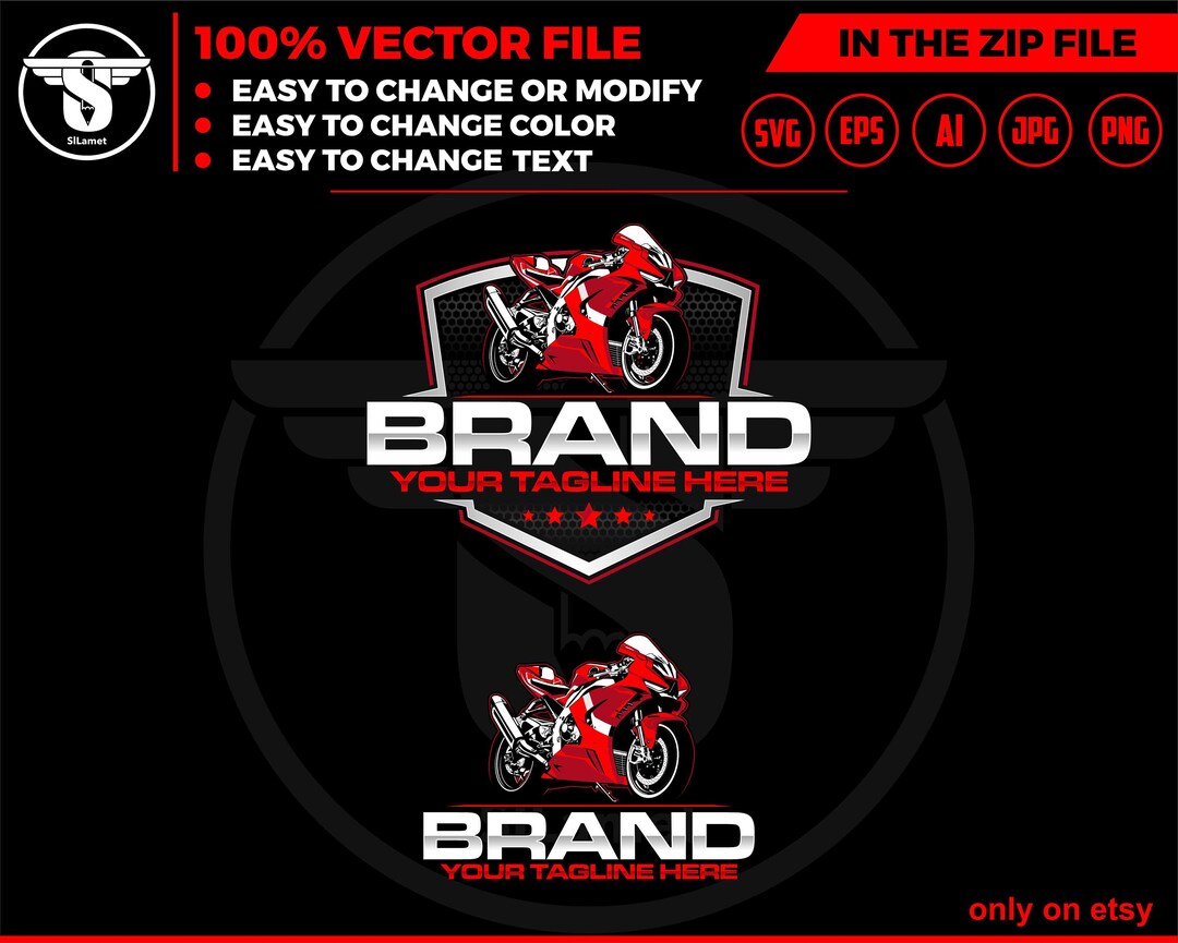 Motorbike Logo, Motorcycle Racing SVG, Motorcycle Svg, Motorbike Svg ...