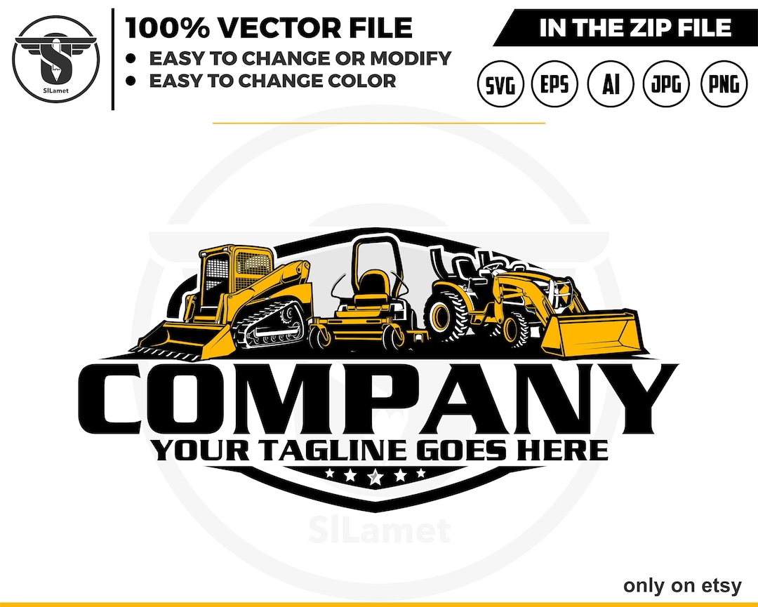 Equipment Vehicles Logo - Skid Steer Loader, Zero Turn Mowers, Lawn ...