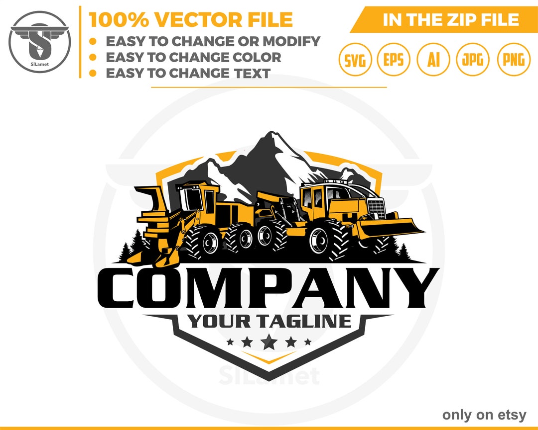 Logging Equipment Logo - Heavy Logging Equipment Logo - Logging ...