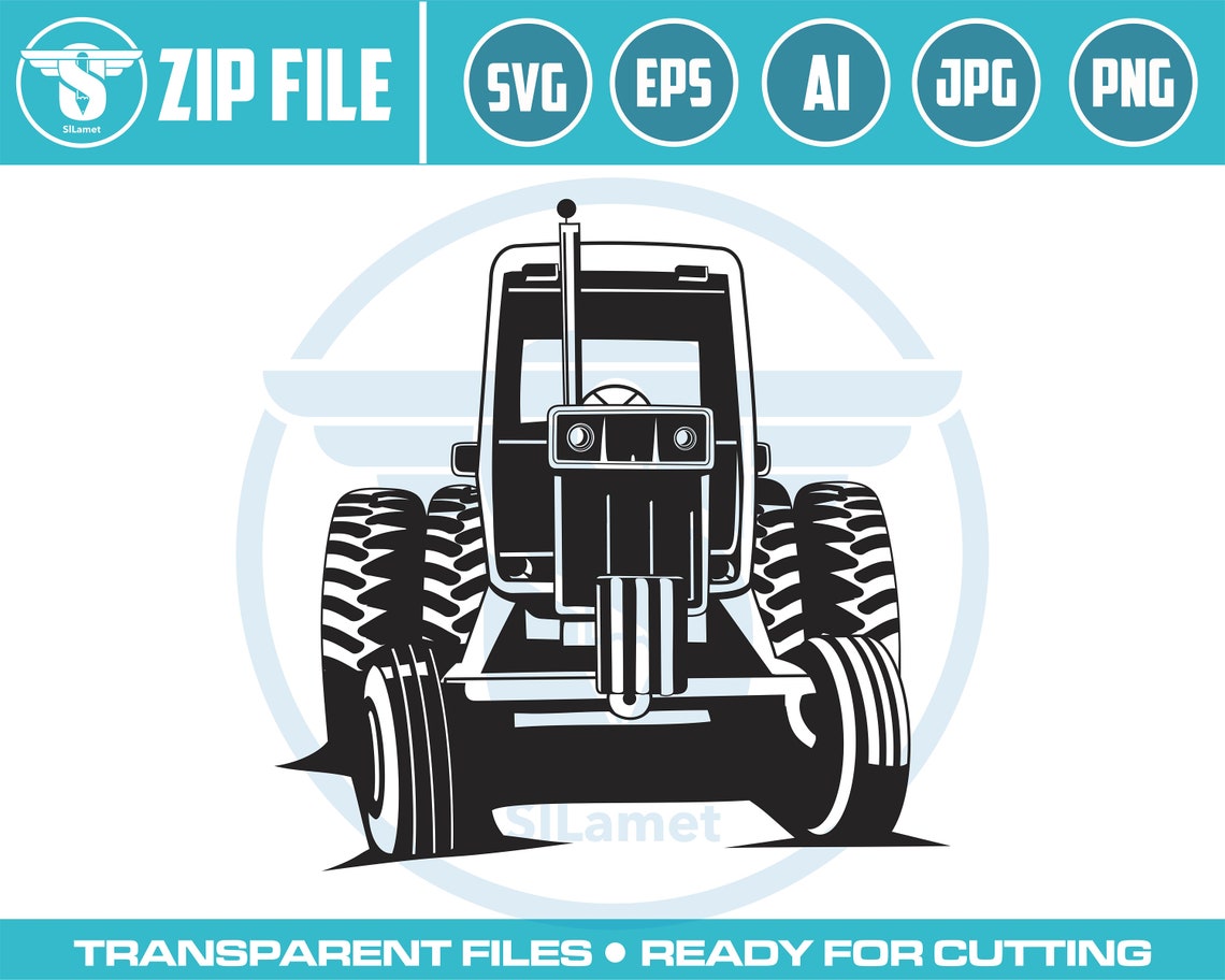 Farm Tractor Svg Tractor Svg Tractor Cut Files Tractor - Etsy