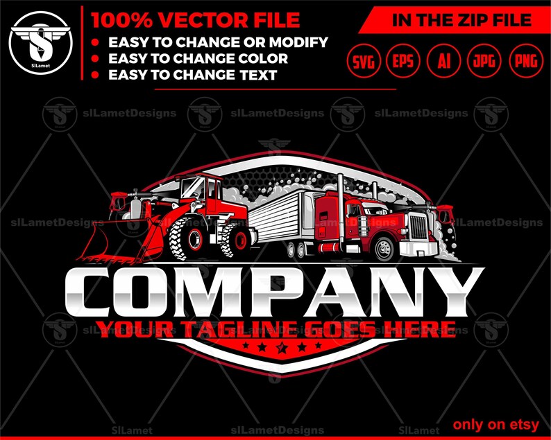 Truck Wash Logo: Heavy Vehicle Cleaning SVG, PNG, JPG (digital Download ...