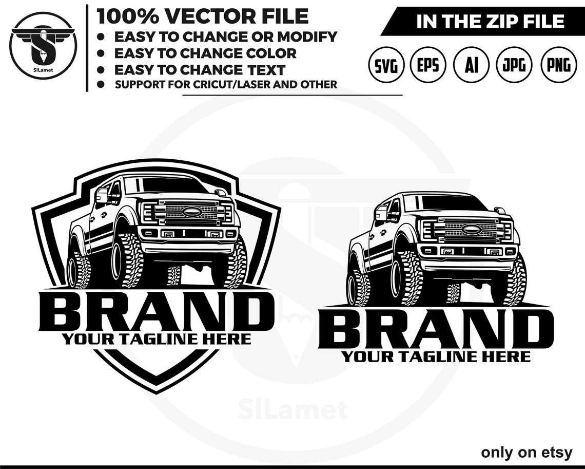 Ford Super Duty Svg, Pickup Truck, Pickup Truck Logo, Pickup Truck Svg ...
