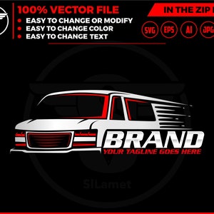 Delivery Van Logo SVG: Cargo Vehicle Graphic (digital Download) - Etsy ...