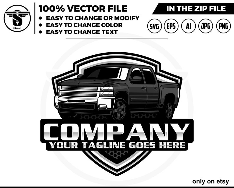 Chevy Silverado Truck Logo Template (digital Download) - Etsy