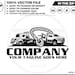 Tow Truck Logo Template: Towing Chain SVG, Cricut Silhouette (digital ...