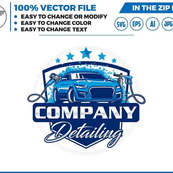 Car Detailing Logo Svg - Etsy
