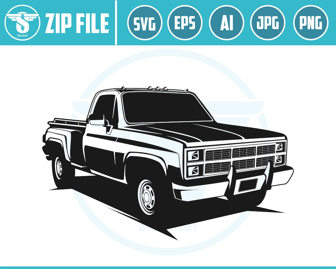Gmc Commercial Vehicle Svg Pickup Truck Pickup Truck Logo - Etsy