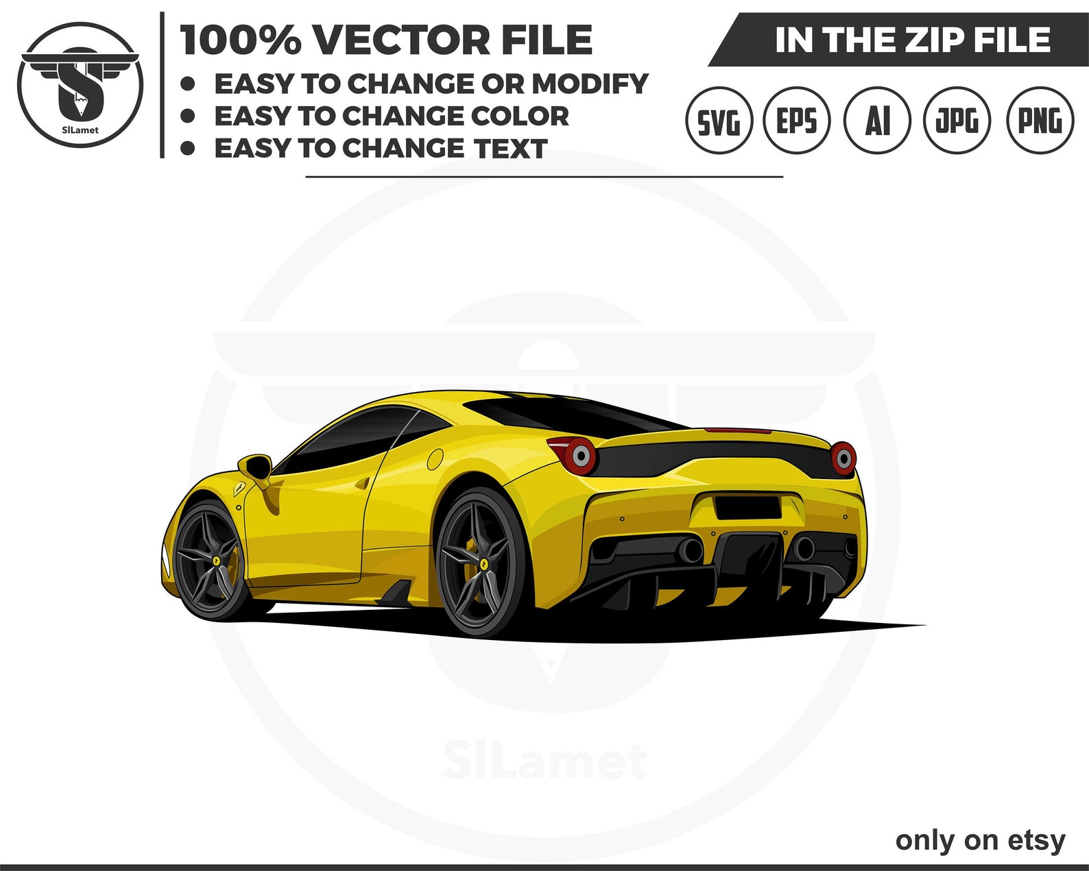 Bundle Set Back View Luxury Cars Vector - Luxury Cars Vector - Sport ...