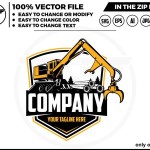 Log Loader Logos - Etsy