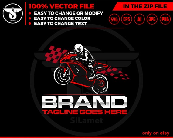 Motorcycle Racing Logo Design