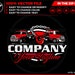 Tow Truck Logo Template: Flatbed Towing Chain SVG (digital Download) - Etsy
