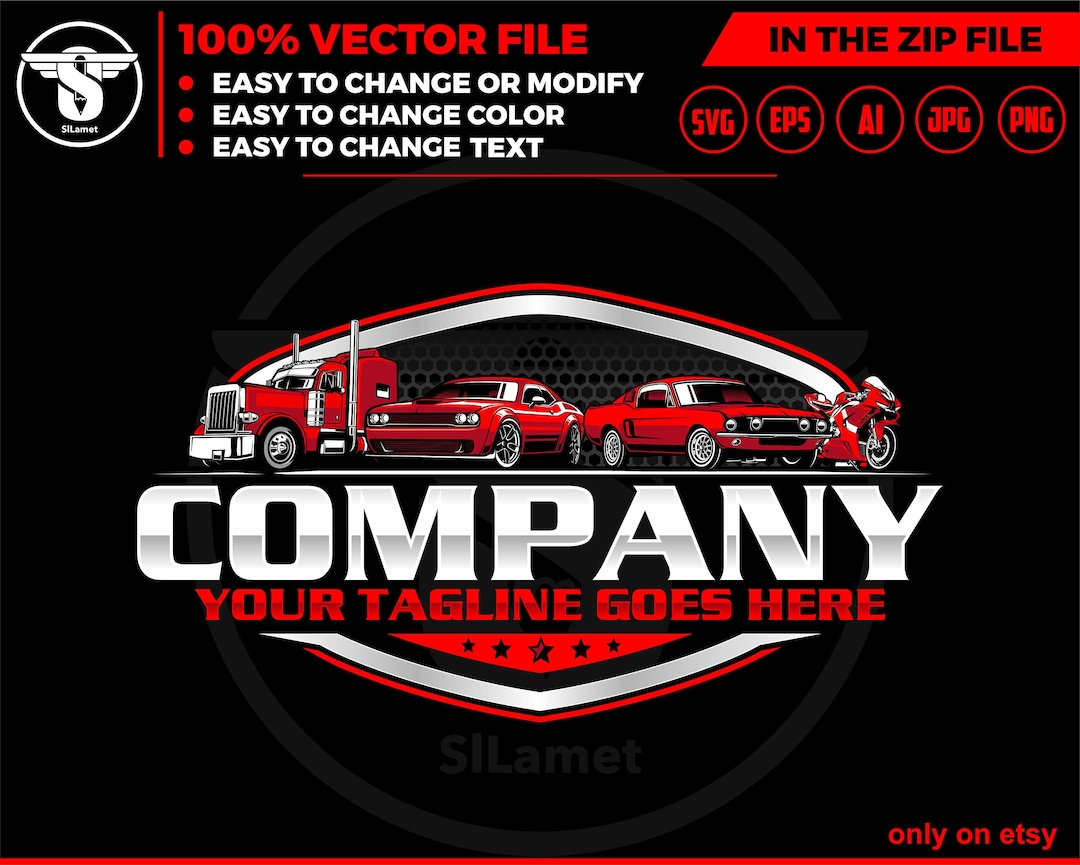 Automotive Logo, Truck, Car, Boat, Motorcycle (digital Download) - Etsy