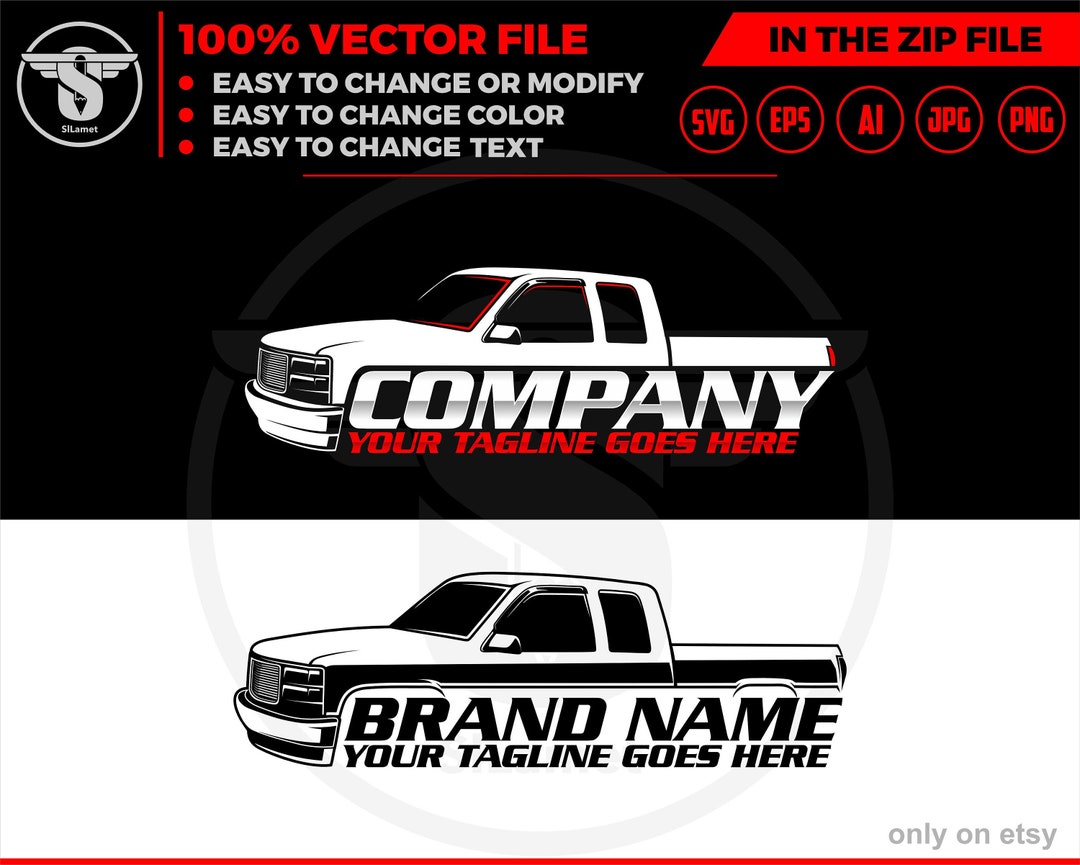 Pickup Logo, Pickup Truck Svg, Pickup Truck Company Logo, Pickup Truck ...