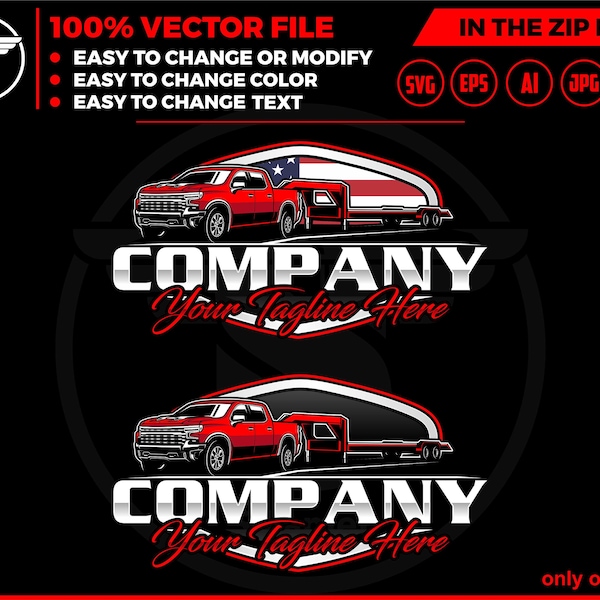 Hotshot Trucking Logo - Etsy