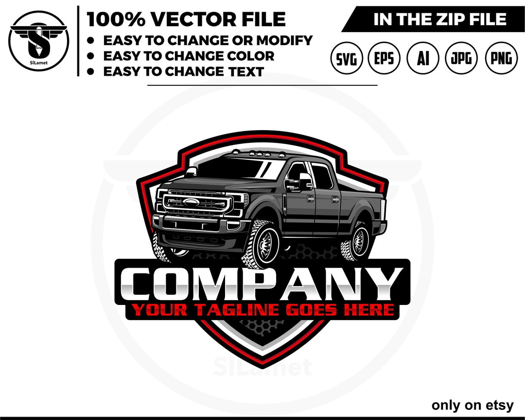 Ford Super Duty Svg, Pickup Truck, Pickup Truck Logo, Pickup Truck Svg ...