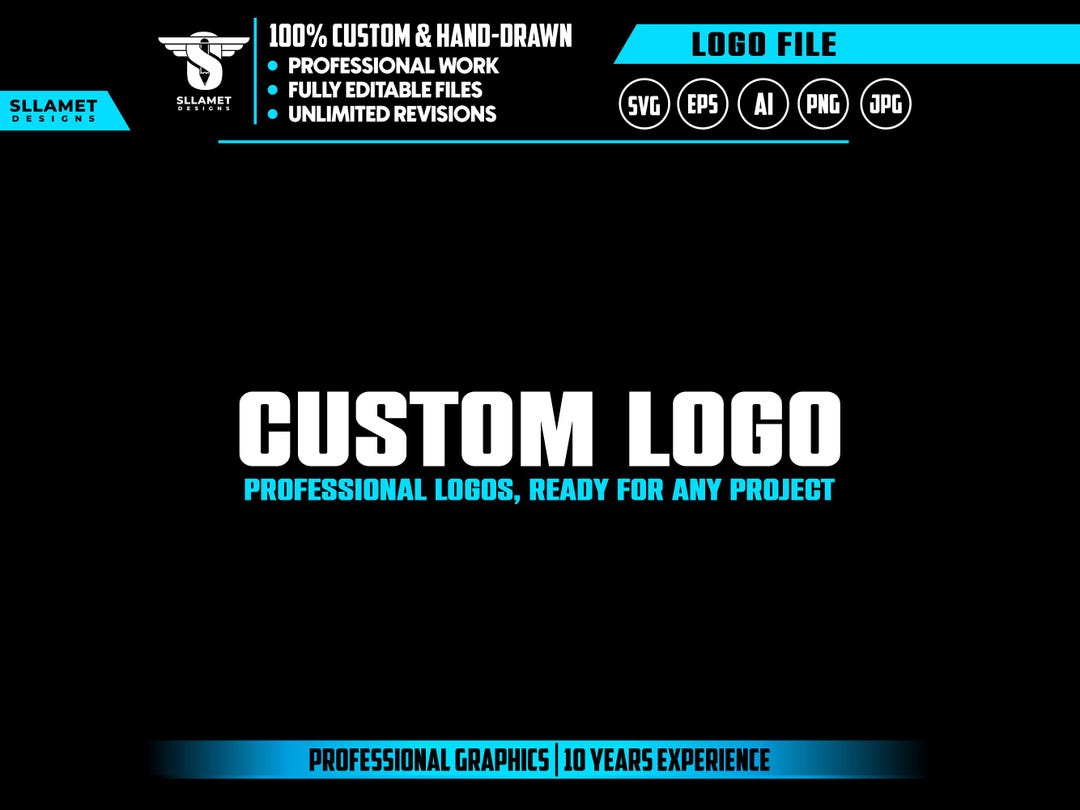 Custom Logo for Your Business : Unlimited Revisions - Etsy