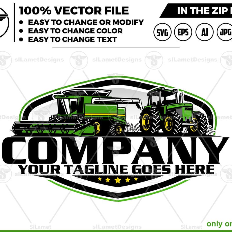 Farm Combine Svg - Etsy