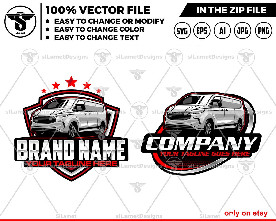 Delivery Van Logo: Commercial Graphics (digital Download) - Etsy