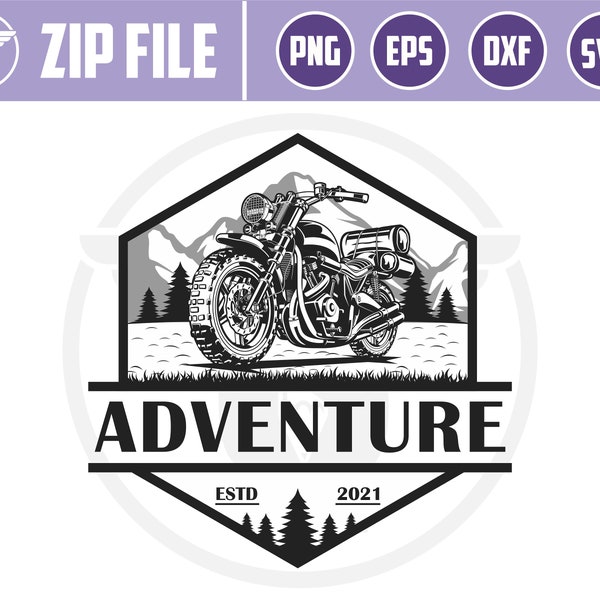 Adventure Motorcycle Sticker - Etsy