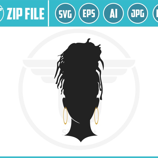 Dreadlocks Svg - Etsy