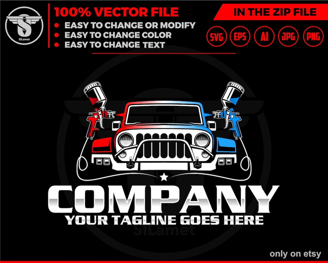 Offroad Car Painting Logo, 4x4 Car Painting, Car Painting Logo, Auto ...