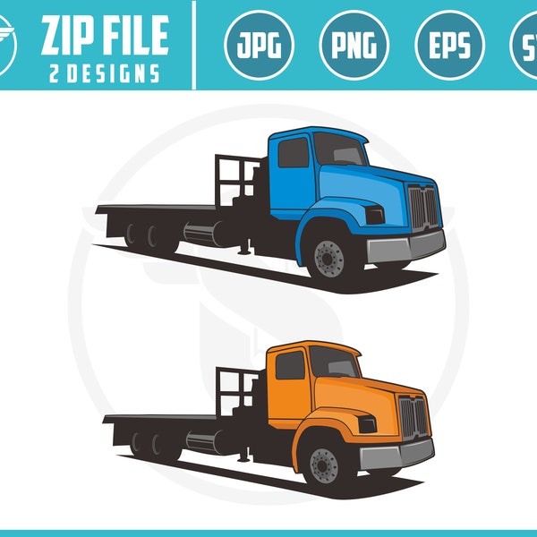 Rollback Truck Svg - Etsy