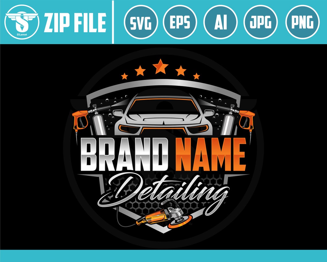 Auto Detailing Car Logo Template, Car Detailing Services, Car Repair ...