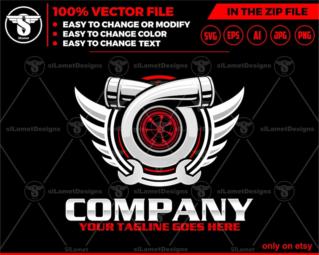 Turbo Logo- Turbo SVG - Turbo Power Logo - Turbo Charger - Engine Car ...