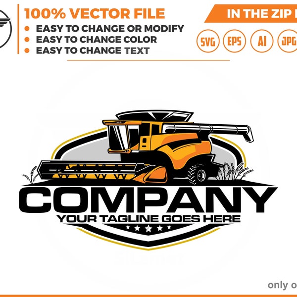 Farm Combine Svg - Etsy