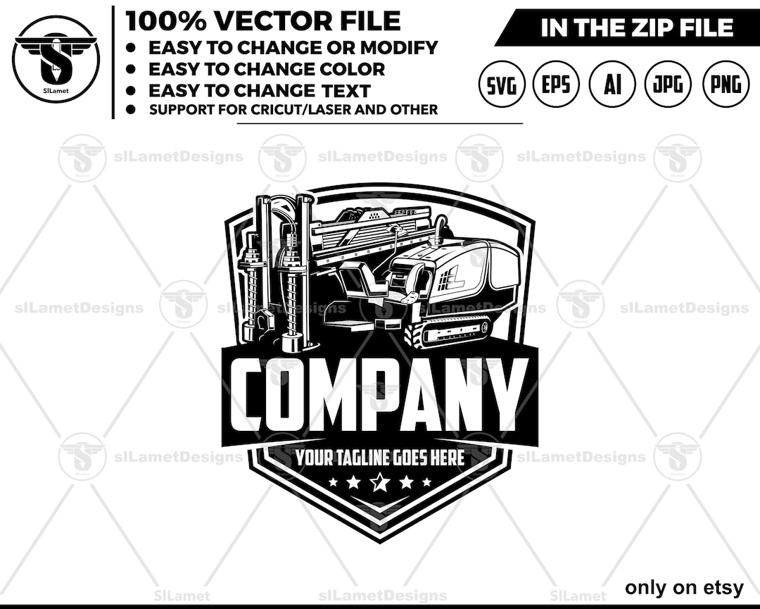 Vermeer Navigator Logo: Drilling Rig Vector Graphics (digital Download ...