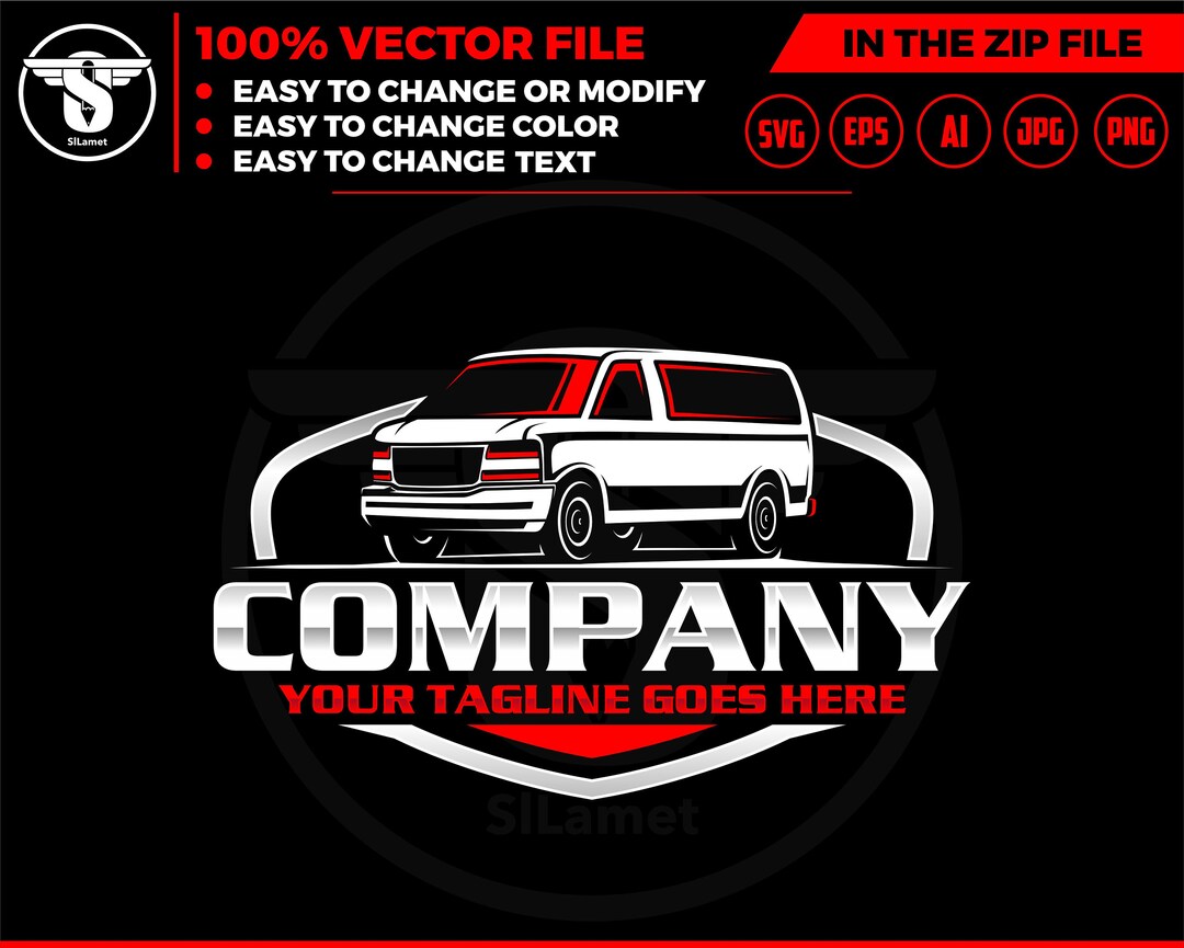 Delivery Van Logo: Commercial Vehicle Graphic (digital Download) - Etsy